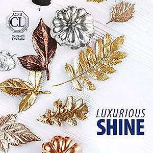 Rub 'n Buff Gold Tones and Pixiss Wax Brushes - Gold Leaf, Grecian Gold, Antique Gold (15ml) - Gilding Wax Paint with Customizable Sheen - Quickly Dries to a Metallic Finish - Boar Hair Bristles