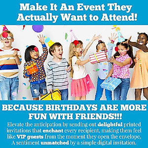 Little Rubber Duckie Birthday Party Fill In Invitations, 20 5x7 Fill In Cards with Twenty White Envelopes by AmandaCreation