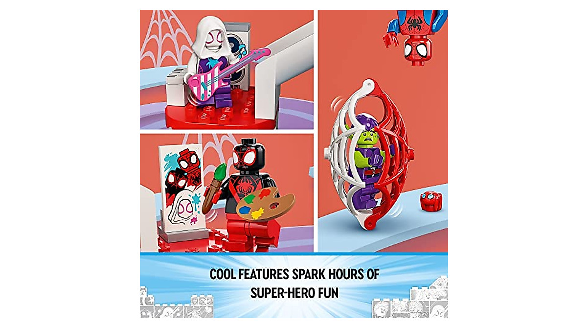 LEGO Marvel Spider-Man Webquarters Hangout - Fun for Kids