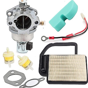 HQparts Carburetor & Air Filter for Sears Craftsman 247.203744 247203744 297.289150 T600 42 in 46 in Riding Mower Lawn Tractor with Kohler C15 SV610 15hp 16hp Engine