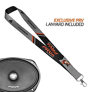 PRV AUDIO 2X 69MR500-4 Bullet Midrange 6x9 Speakers 500 Watts Program Power, 4 Ohm High Performance Pro Car Audio Loudspeaker with 1 Exclusive Lanyard (2 Speakers)
