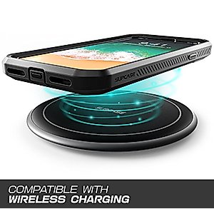 SUPCASE Unicorn Beetle Pro Series Case Designed Designed for iPhone X, with Built-In Screen Protector Full-body Rugged Holster Case for Apple iPhone X / iPhone 10 (2017 Release) (Black)