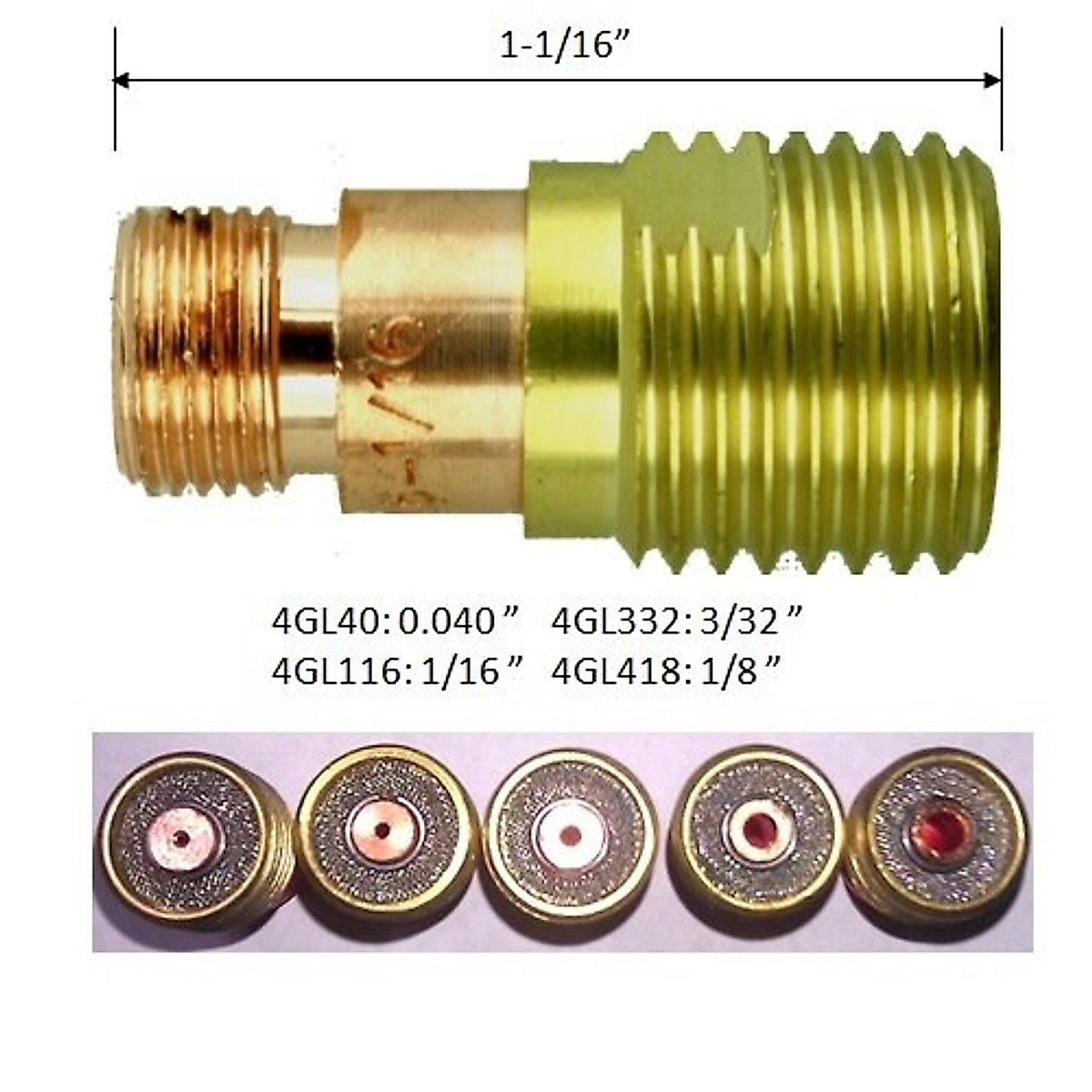WeldingCity TIG Welding Torch Accessory Kit Stubby Setup (1/16"-3/32") Collet-Gas Lens-Ceramic Cup-Gasket-Back Cap for Torch 17, 18 and 26 Weldcraft Miller Lincoln Hobart ESAB