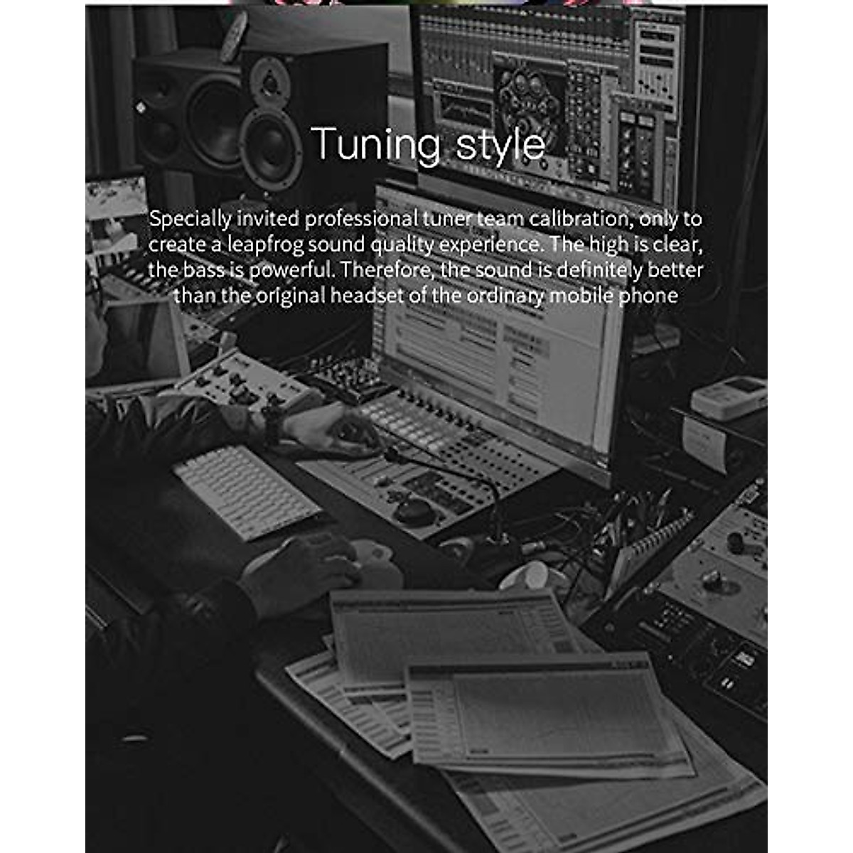 Kinboofi KBEAR Stellar Earphones Wired Earphone, HiFi Stereo Headphones with 1 Dynamic Driver, HiFi Entry Level Headsets (with Mic, Black, 5 Pairs)…