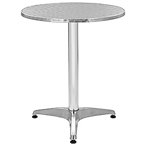 Camerina 5 Piece Patio Dining Set Outdoor Patio Dining Set Outdoor Patio Furniture Patio Set Patio Table and Chairs Set Aluminum Silver 48720