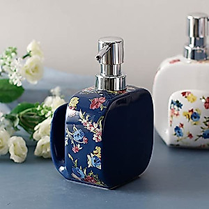 Soap Pump Dispenser Ceramic Bathroom Soap Dispenser Home Hotel Modern Bathroom Soap Dispenser, Kitchen Home Hotel Bathroom Accessories Bottles Dispenser (Color : B)