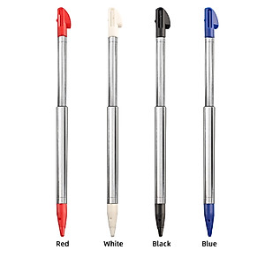 3DS XL Stylus Pen, Metal Retractable Replacement Stylus Compatible with Nintendo 3DS XL, 4in1 Combo Touch Styli Pen Set Multi Color for 3DS XL