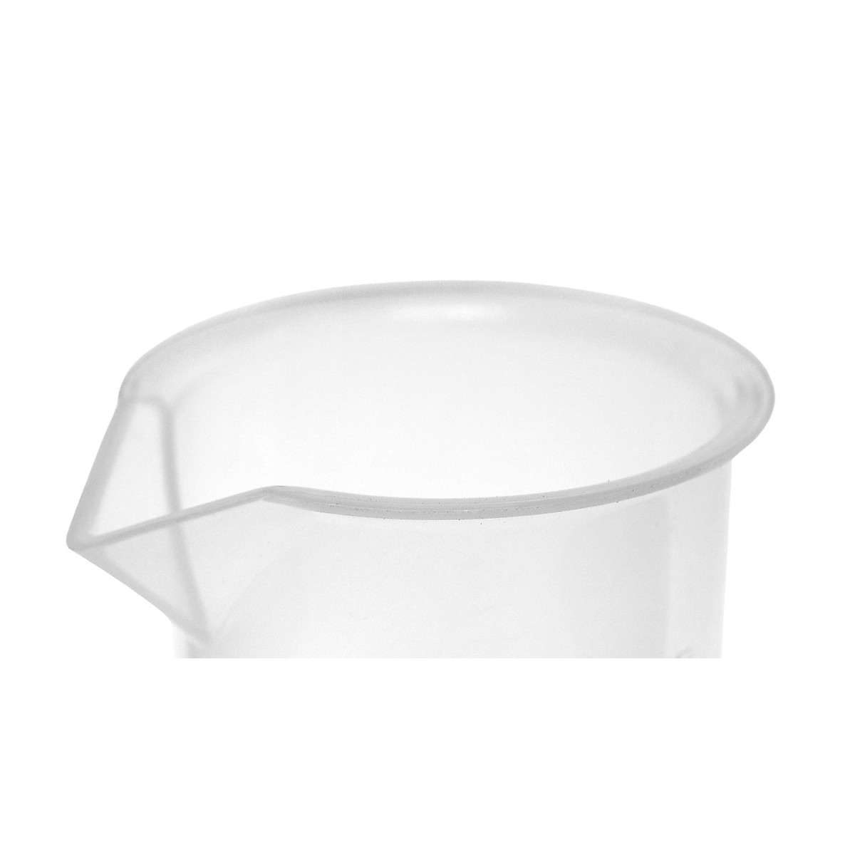 EISCO - Plastic Beaker, 25ml - Polypropylene Plastic - Raised Graduations, Tapered Spout - Euro Design