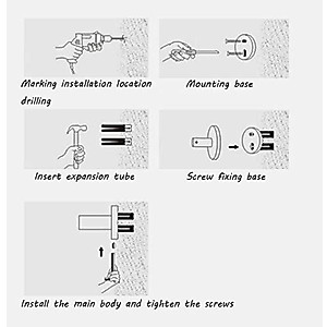 NANZU Shower Grab Rail Toilet Kitchen Stairway Bath Safety Support Grab Bar Handrail Pregnant Women The Disabled Children and The Elderly Shower Safety Handle