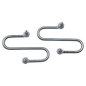 2KW 220V Food-Grade SUS304 Electric Heat Tube for Food Cart S Shape Heating Element for Towel Cart