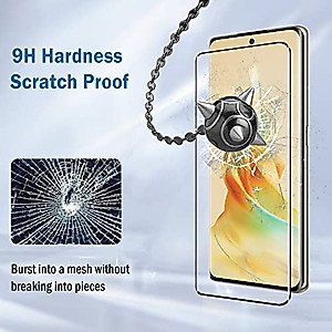 Natbok 2 Pack for OPPO Reno 8T 5G Screen Protector,9H Tempered Glass Film,HD Clear Scratch Resistant,Case Friendly Bubble-Free Easy Installation for OPPO Reno 8T 5G Glass Screen Protector