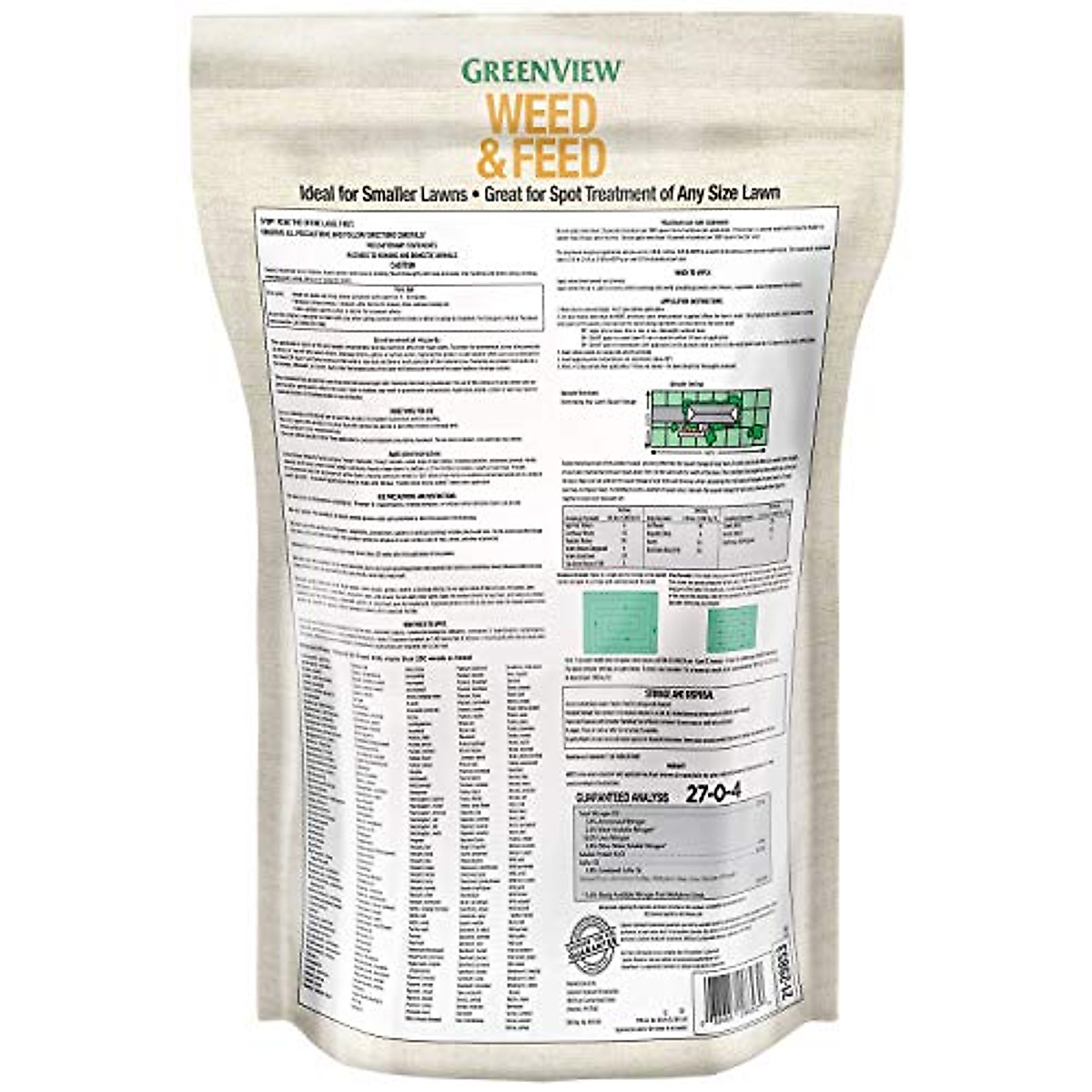 GreenView Weed & Feed - 7 lb. - Covers 2,500 sq. ft.