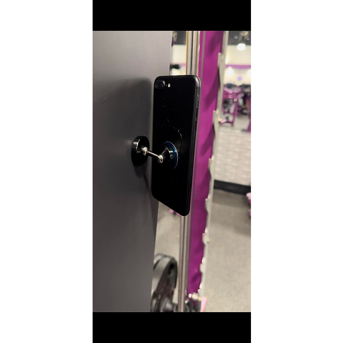 No Bull Lifting Magnetic Phone Mount and Holder for Cars and Metal Surfaces - Gym Phone Holder - Mount and Holder for Recording and Videos - Two Way Magnet Phone Mount and Holder