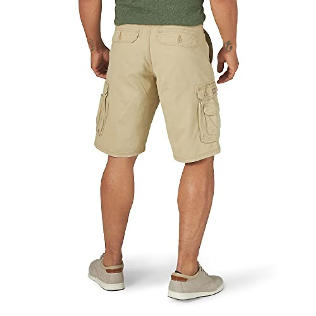 Lee mens Dungarees New Belted Wyoming Cargo Shorts, Buff, 40 US