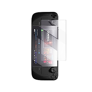 rapell 2-Pack Screen Protector Compatible for Steam Deck Ultra HD Glass Protector 9H Hardness Tempered Glass Screen Protector Compatible for Steam Deck