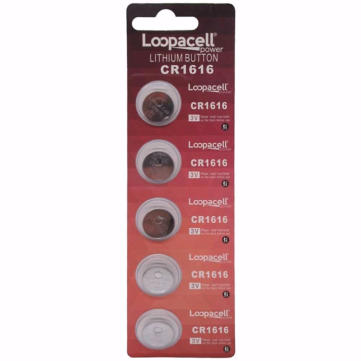 LOOPACELL 10 Pcs Lithium Coin Battery 3v for Keyless Entry Remote Controls CR1616