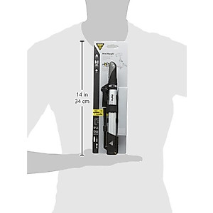 Topeak Mini Morph Bike Pump , Silver, Black, 26 x 5 x 2.8 cm / 10.2” x 2.0” x 1.1”