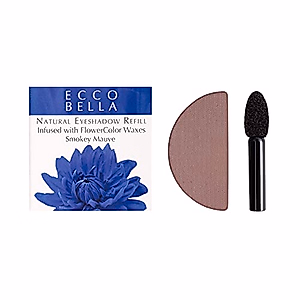 Ecco Bella Flower Eye Kit FlowerColor Plant Based Smokey Mauve Eyeshadow Vegan Brown Mascara