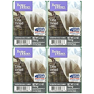 Better Homes and Gardens Line Dried Linen Scented Wax Cubes - 4-Pack