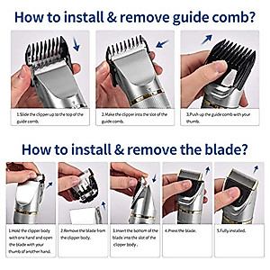 One Guard Hair Home Electric Grooming Hair Haircut Cordless Metal Household Appliances Oil for Hair Trimmers And Clippers
