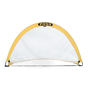 PUGG 6 Foot Pop Up Soccer Goal - Portable Training Futsal Football Net - The Original Pickup Game Goal (2 Goals and Bag)