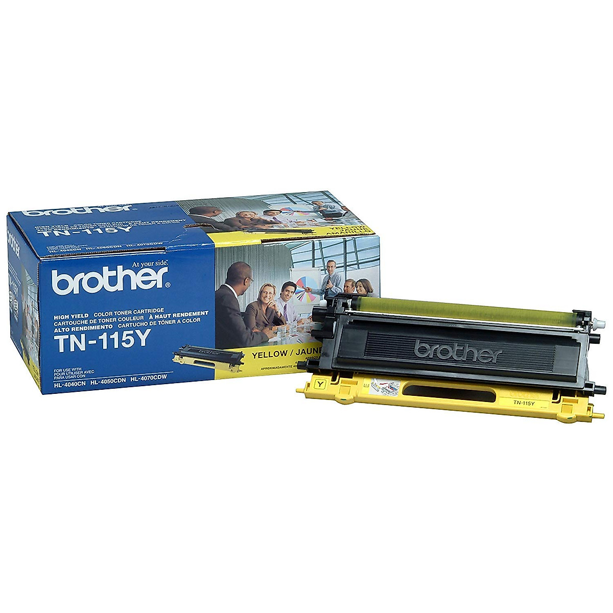 Brother TN115BK, TN115C, TN115M, TN115Y High Yield Black, Cyan, Magenta and Yellow Toner Cartridge Set