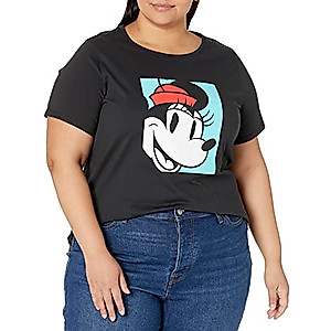 Amazon Essentials Disney | Marvel | Star Wars | Princess Women's Short-Sleeve Crew-Neck T-Shirts (Available in Plus Size), Pack of 2, Minnie and Friends, XX-Large