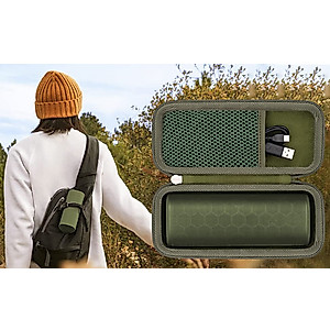khanka Hard Travel Case Replacement for Sonos Roam 2 / Sonos Roam Portable Smart Bluetooth Speaker (Green)