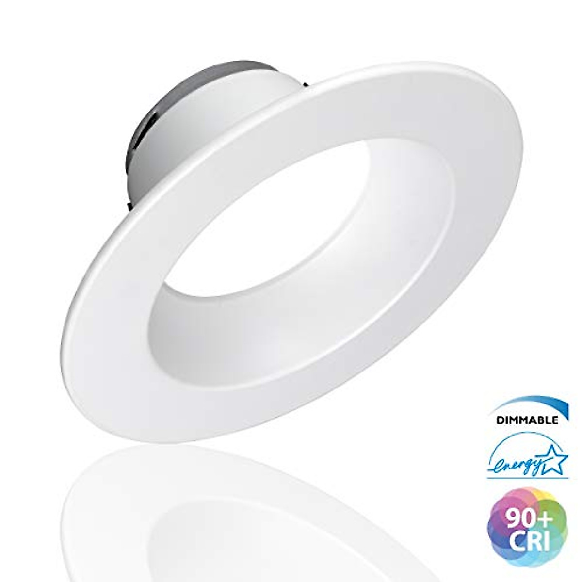 NICOR Lighting DLR565121203KWH LED Downlights, 1 Count (Pack of 1), White