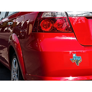 Car Bumper Sticker Magnet Sign - 5x5 in. Refrigerator Tool Box Magnets Texas State Map Southwest Cactus