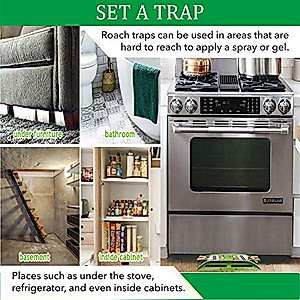 Roach Killer,Roach Killer Indoor infestation,Cockroach Killer Indoor Home,Roach Traps,Cockroach Killer,Roach Bait,Roach Motel,Child & Pet Friendly (10 Pack)