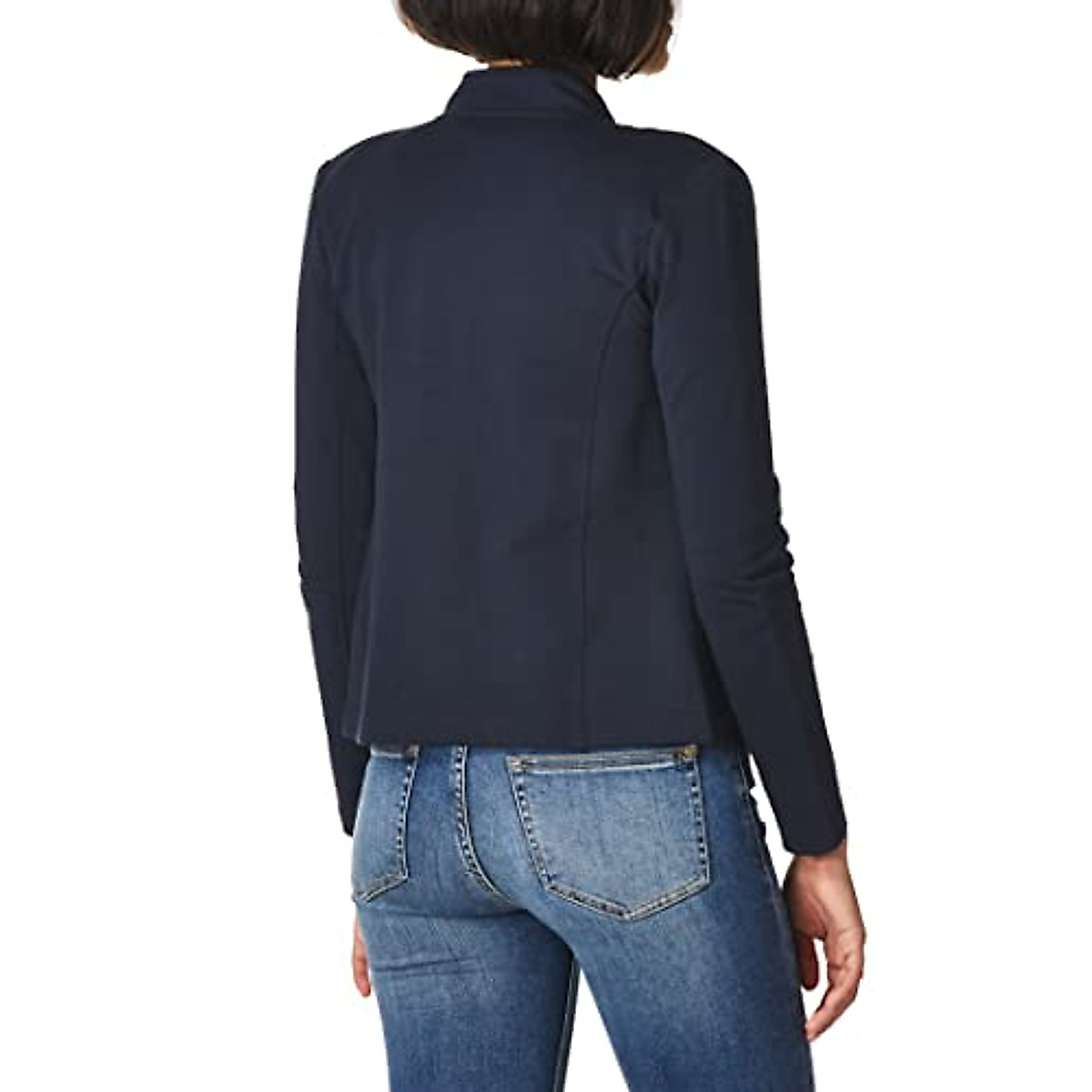 Tommy Hilfiger Women's Casual Band Jacket, Fall Fashion, Sky CAPT, Small