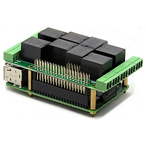 Eight RELAYS 8-Layer Stackable HAT for Raspberry Pi