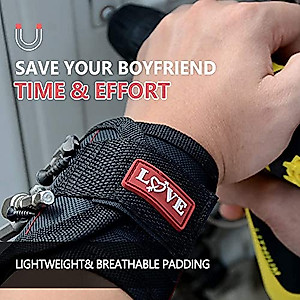 Gifts for Men Women Dad Anniversary,Universal Socket"I LOVE YOU",Magnetic Wristband"LOVE",Christmas Stocking Stuffers Birthday gifts for Him.