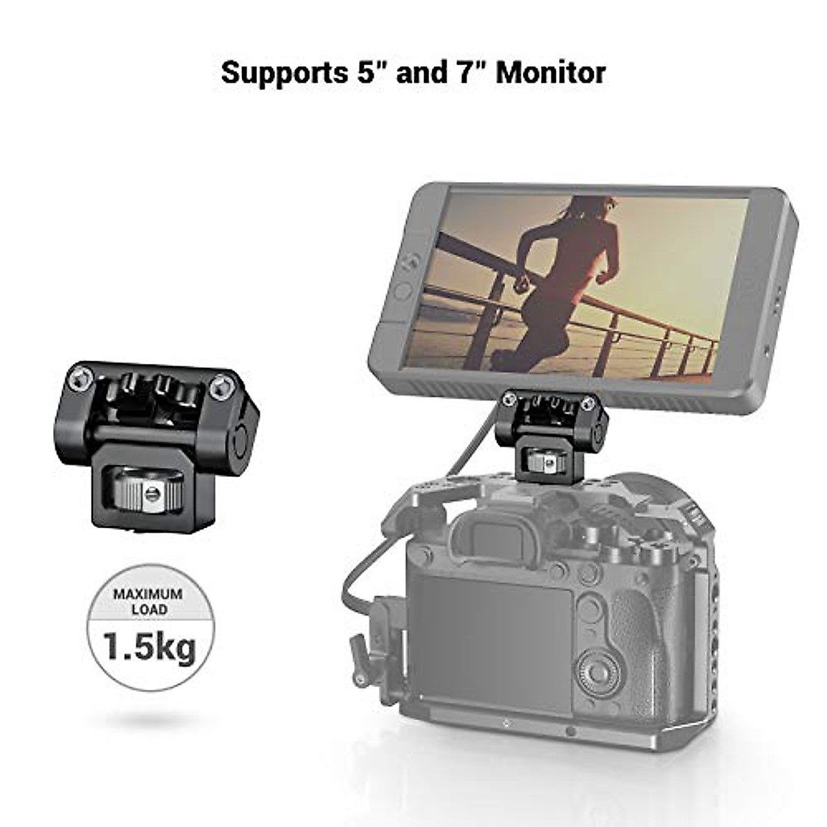 SMALLRIG Monitor Mount EVF Holder Support with Locating Pins for ARRI Standard - 2174