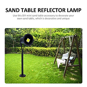 OSALADI 5Pcs Mini LED Landscape Lights,LED Landscape Lights, Low Voltage Outdoor Spotlight for Doll House Sand Table