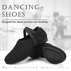 TINRYMX Womens Latin Dance SHOS Closed Toe Ballroom Salsa Tango Teaching Practice Dancing Shoes,US 7