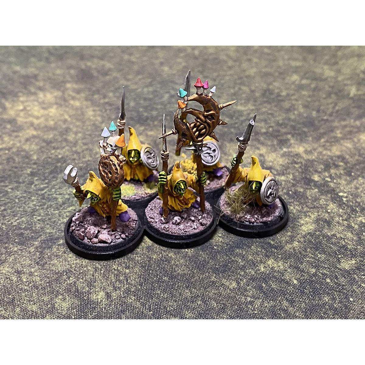 25mm 5-Model Cloud Formation Movement Tray | Pack of 8 | Terrain Genesis