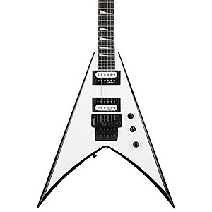 Jackson JS Series King V JS32 - White with Black Bevels