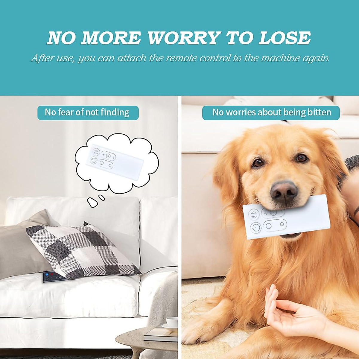 New Replacement Remote Only for Dyson Fan AM06 AM07 AM08, Part NO.965824-01 965824-02 - White