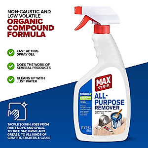 All Purpose Paint Remover Spray 22oz - Water Based Adhesive Remover Spray, Spray Paint Remover, Graffiti Remover Spray, Overspray Remover, Dried Paint Remover - No Methylene Chloride NMP Formula