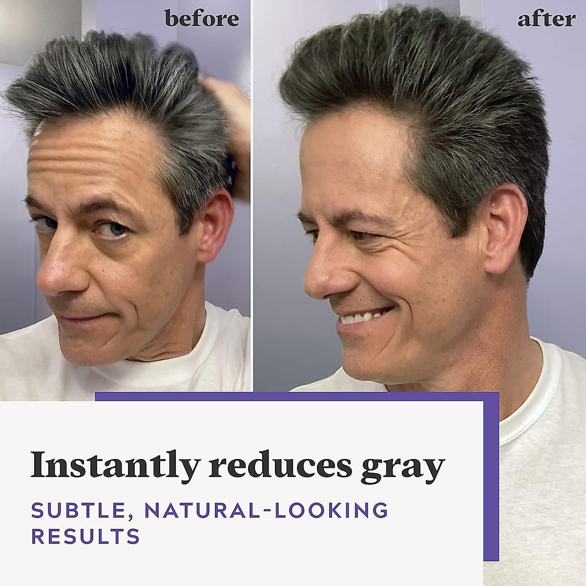 Just for Men Hair Color - Touch of Gray, Black-Gray. 3 Pack