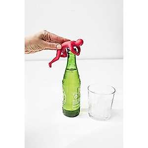 Kikkerland Luchador Bottle Opener, Colors may vary and Styles