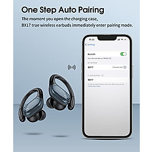 Tiksounds Wireless Earbuds, Bluetooth 5.3 Headphones, Bluetooth Earbuds with LED Display, 60 Hrs of Playtime, IPX7 Waterproof, Stereo Sound, Over Ear Earphones with Mic for Sports Running Workout Gym