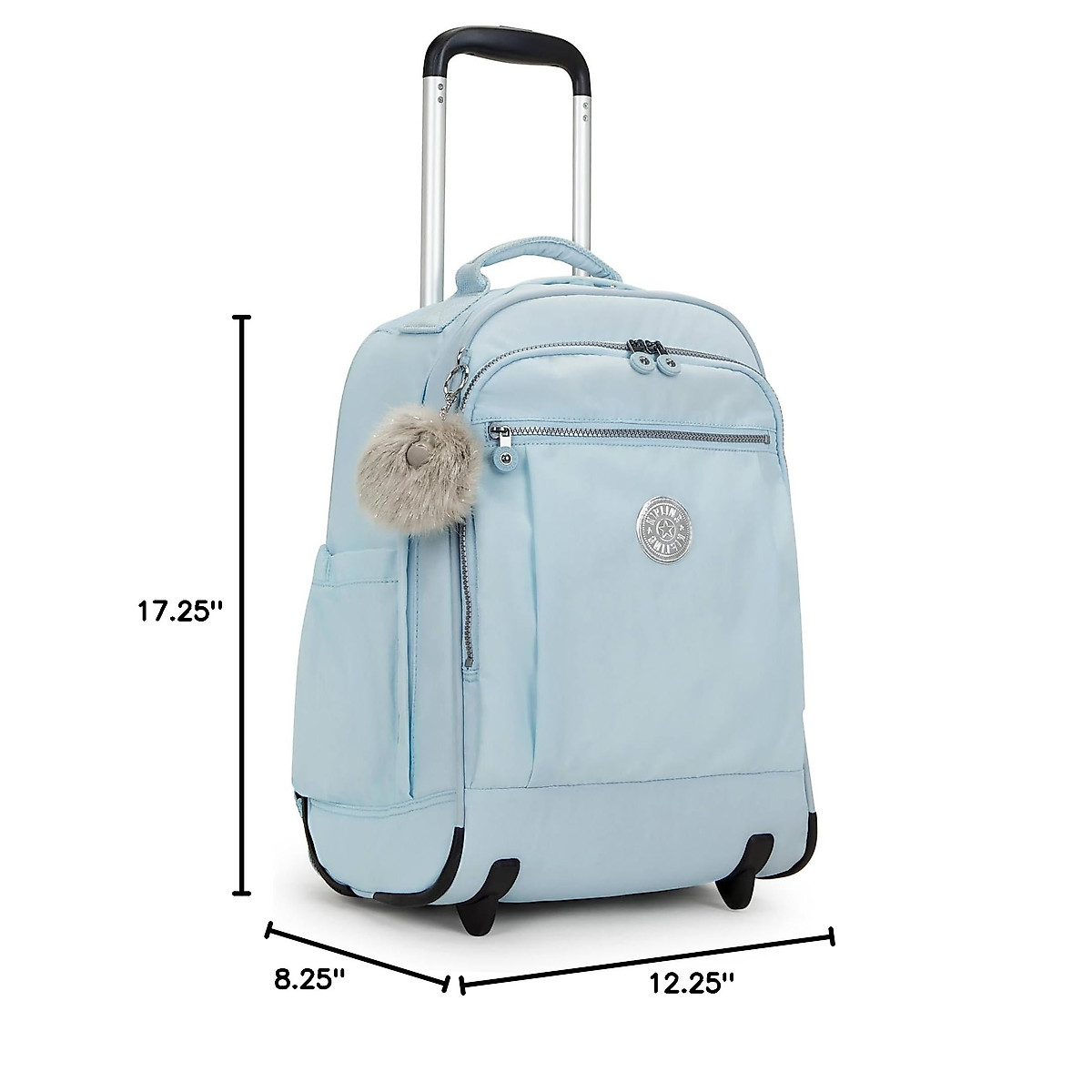 Kipling Gaze Large Rolling Backpack Bridal Rose