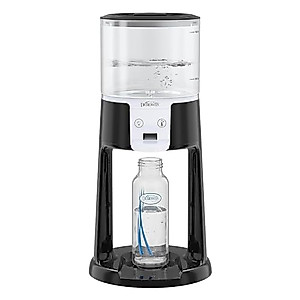 Dr. Brown's Insta-Prep Warm Water Dispenser to Instantly Prepare Baby’s Formula Bottle,Large Capacity Glass Tank with 3 Temperature Settings,Black