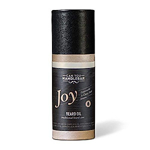 CanYouHandlebar Beard Oil for Men, Natural Beard Care Conditioner Moisturizer Softener Grooming Product, Peppermint and Clary Sage Scent, 1oz Dropper Bottle