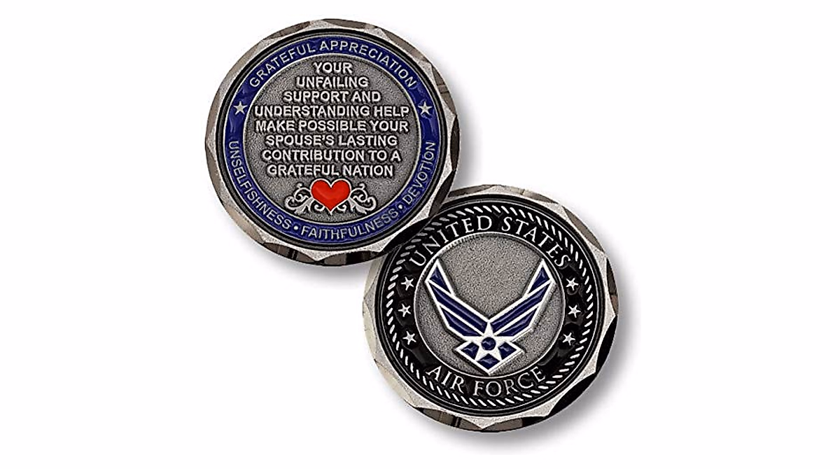 Honor Air Force Spouses with Official Challenge Coin