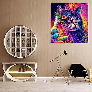 Pormipone Diamond Painting Kit for Adults,Diamond Art Kits,5D Diamond Painting Kit Full Drill Round for Wall Decor,Gift(12x16)