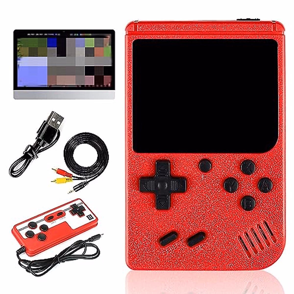 Handheld Game for Children, Portable Retro Video Game with 500 Classic FC Games 2.8-Inch Color Screen, Retro Mini Game, Support TV Connection & Two Players